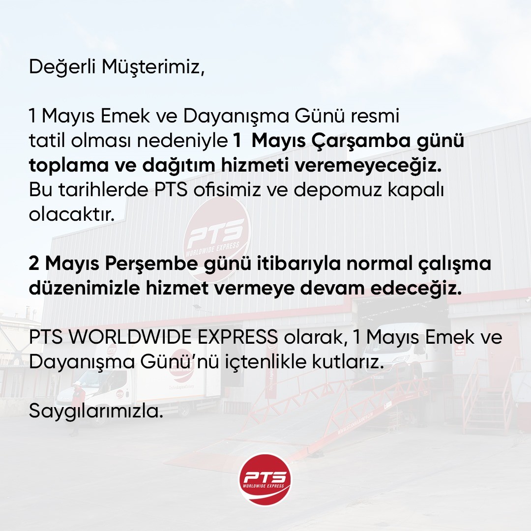 İletişim Bilgileri - PTS Worldwide Express